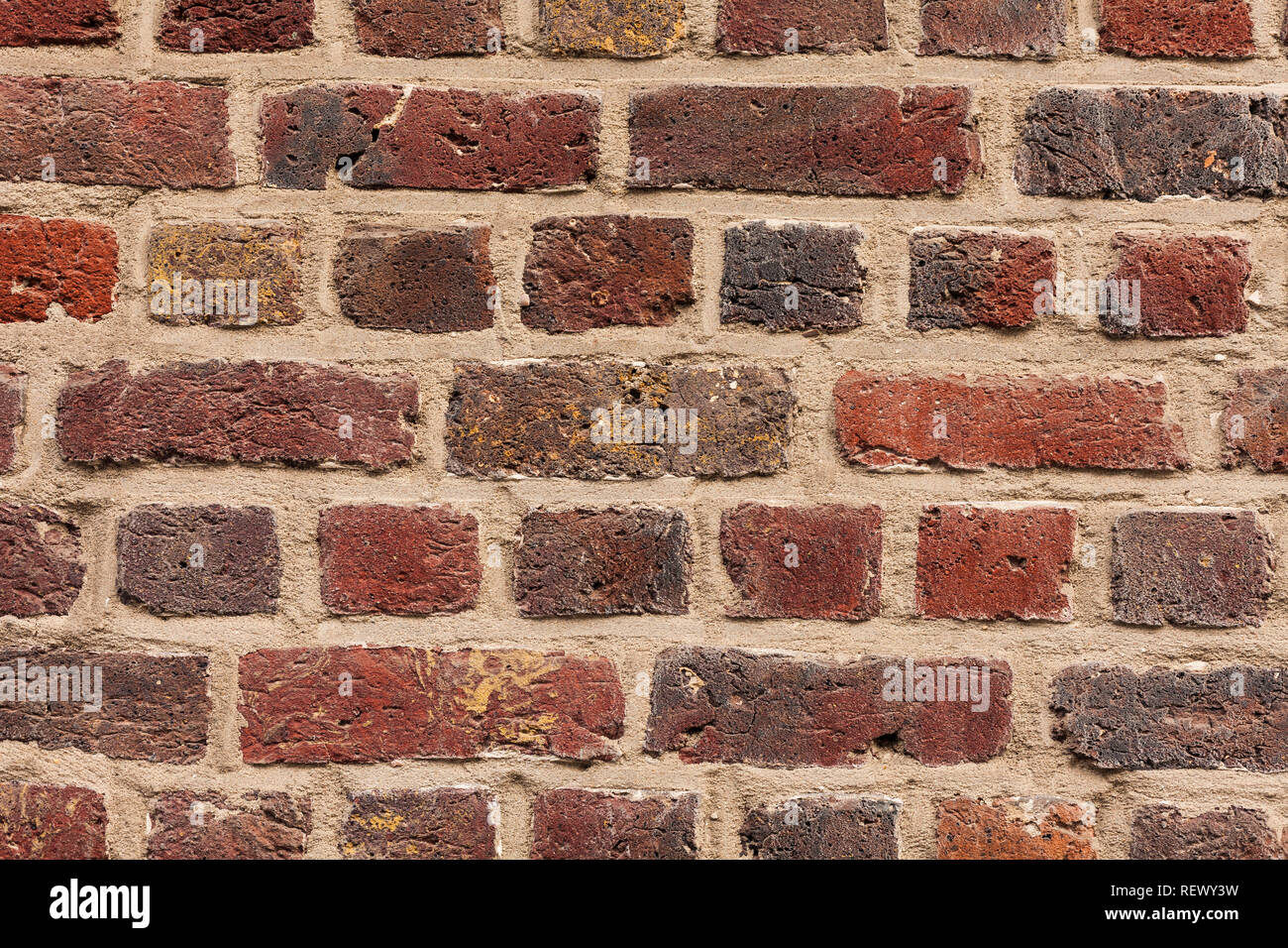 Od red brick wall texture background. bricked wall of orange color ...