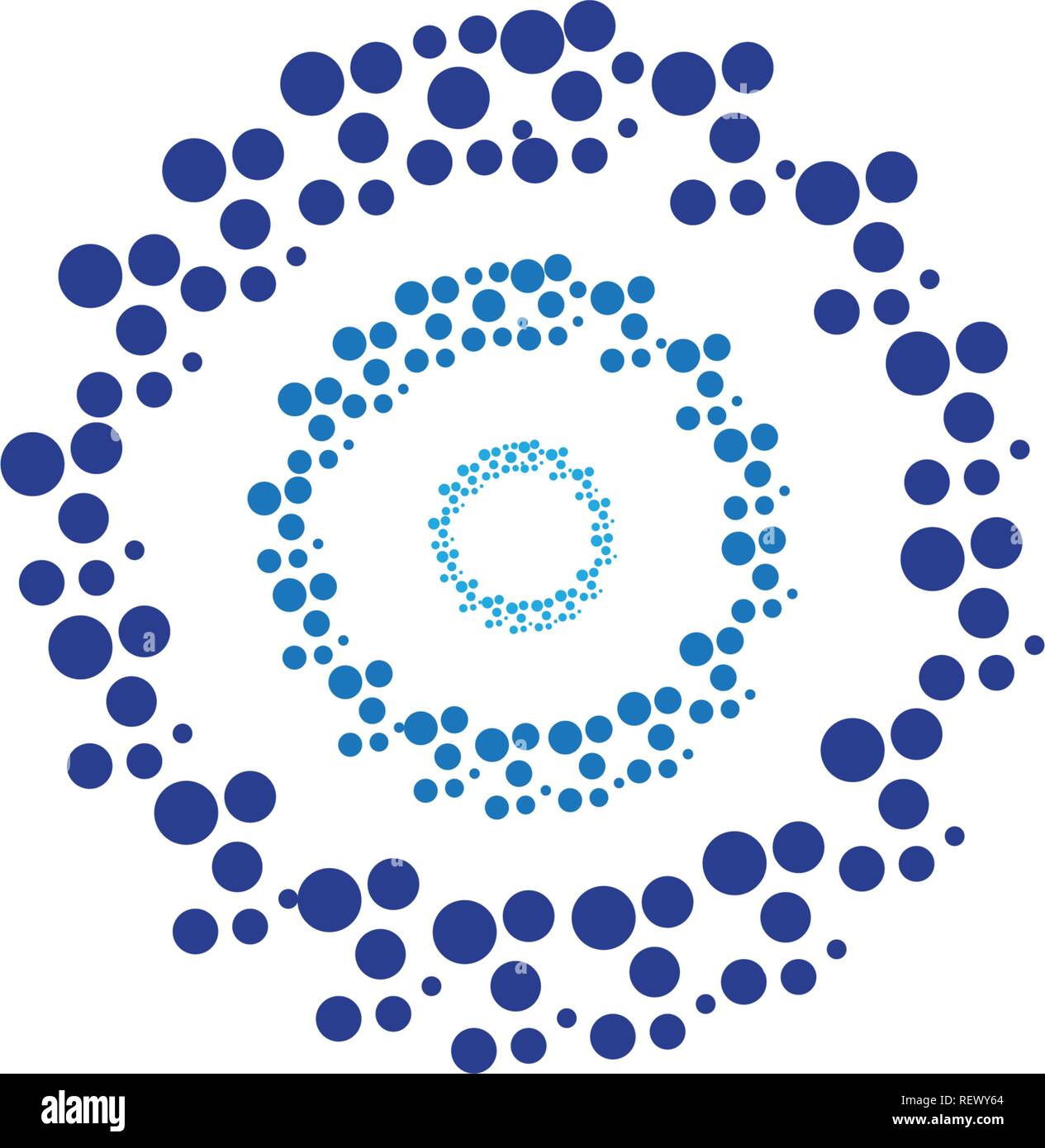 vortex circle logo and symbols template icons Stock Vector Image & Art ...