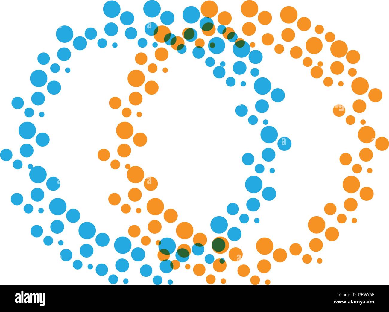 vortex circle logo and symbols template icons Stock Vector Image & Art ...