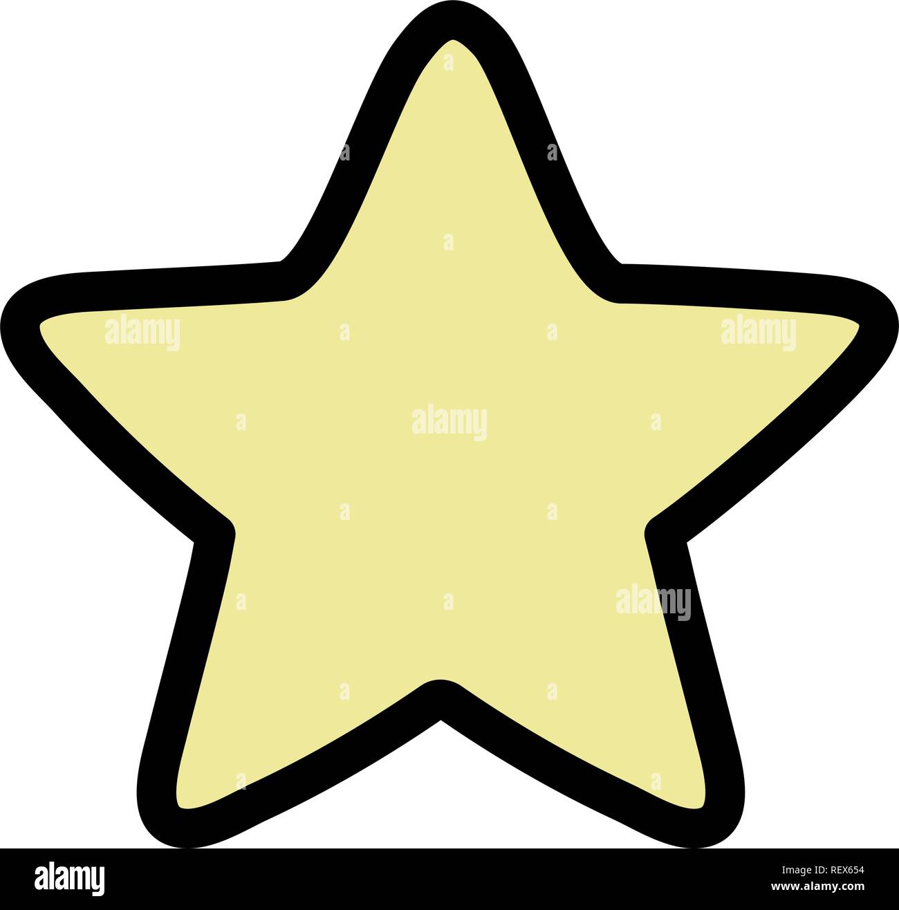 star icon over white background, vector illustration Stock Vector Image ...