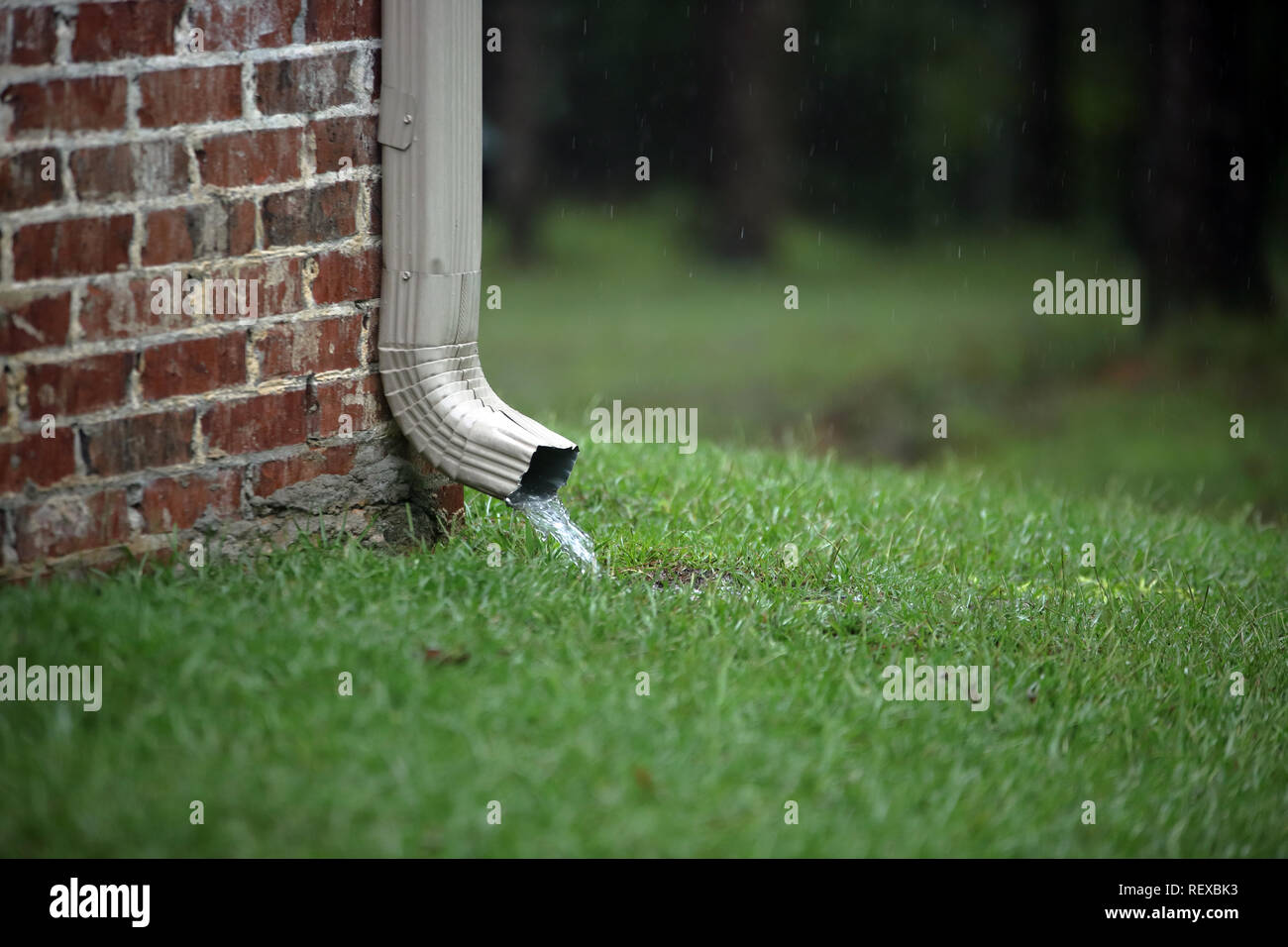 Gutter downspout hi-res stock photography and images - Alamy