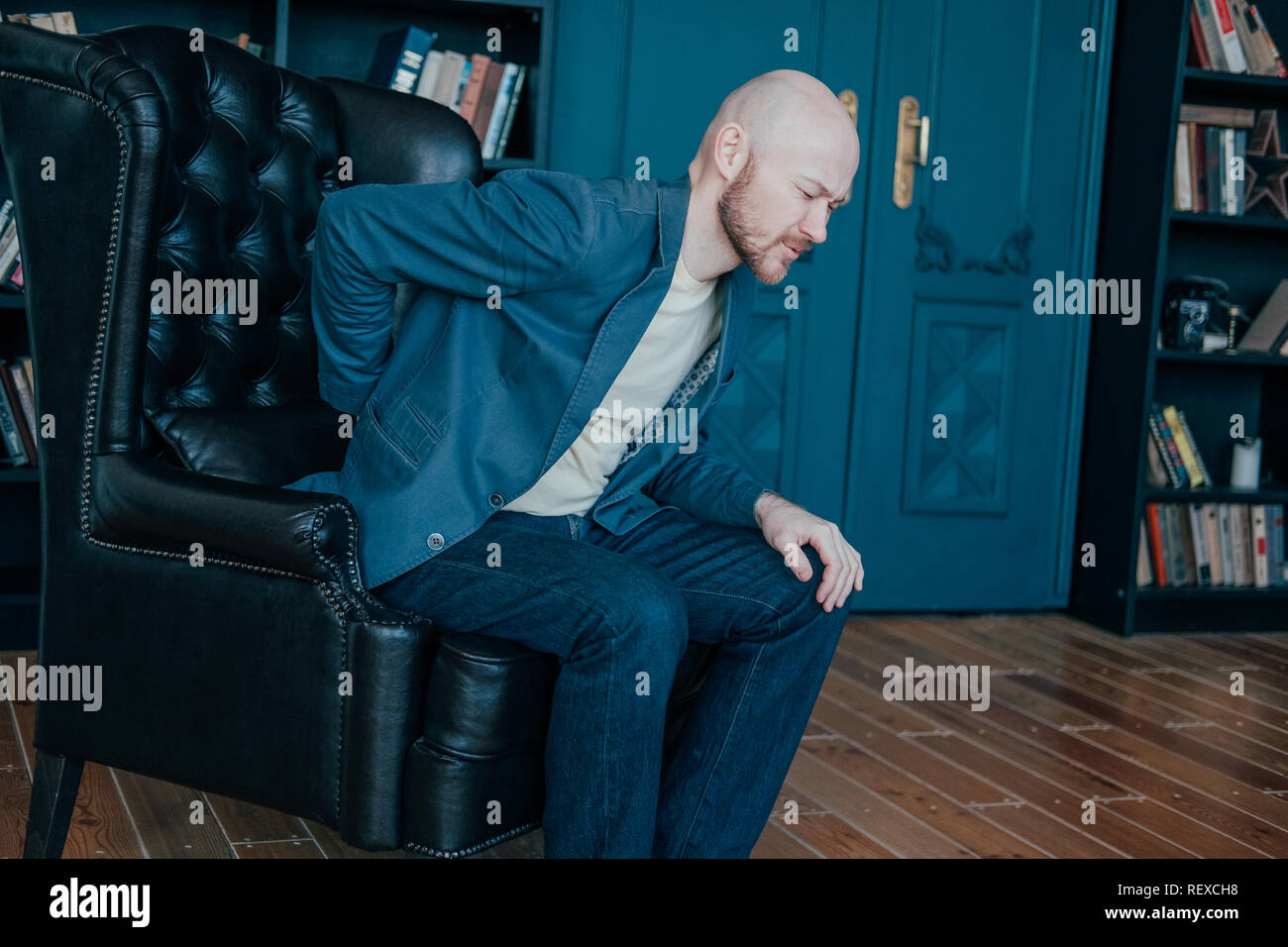 Bald man crying hi-res stock photography and images - Alamy