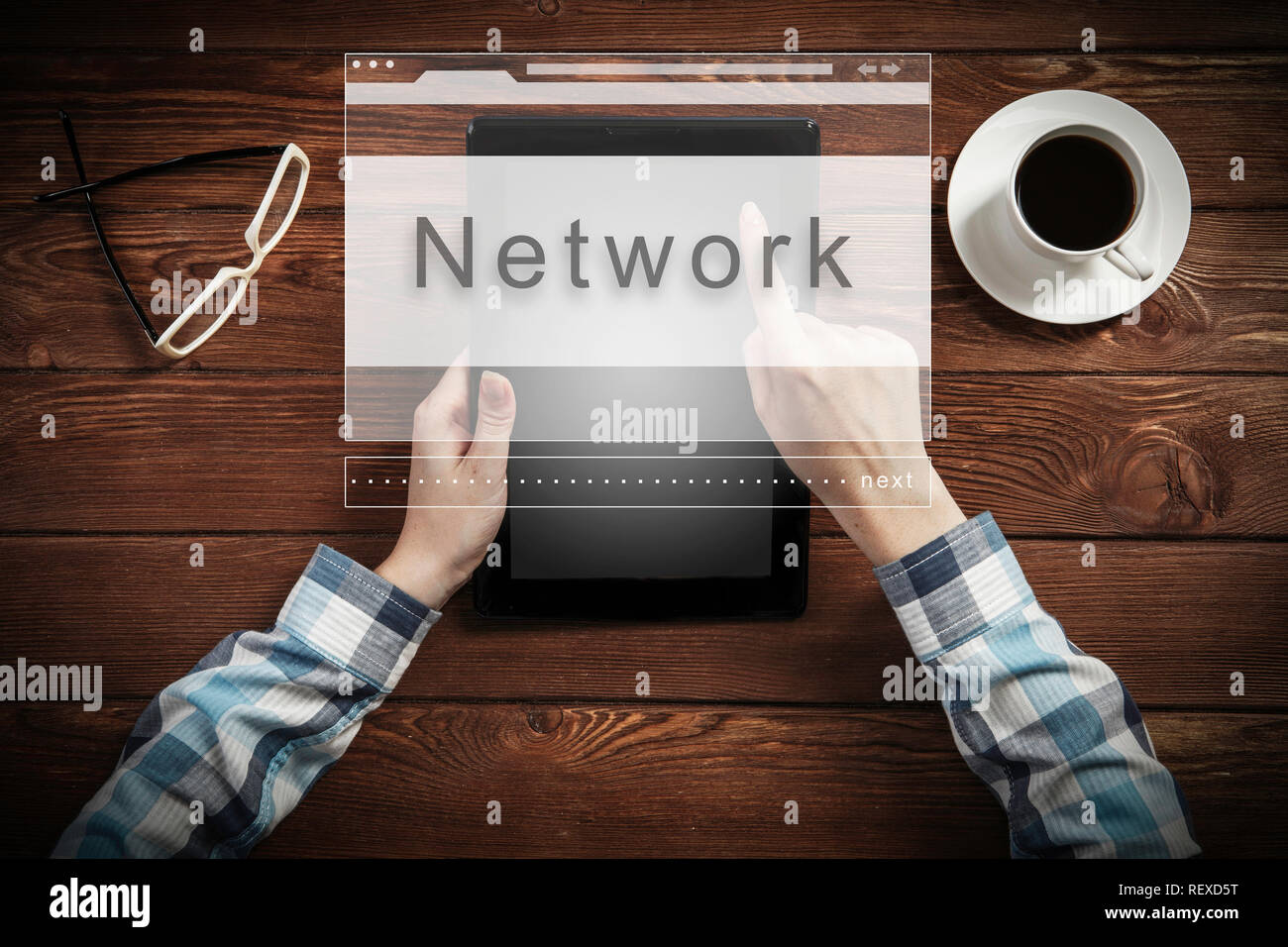 Media technologies in use Stock Photo - Alamy