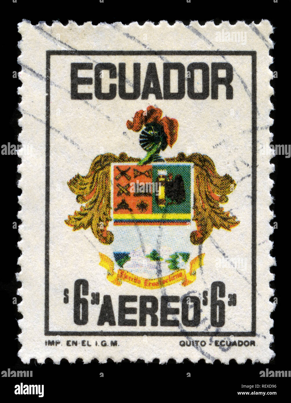 Ecuador postage stamp hi-res stock photography and images - Alamy
