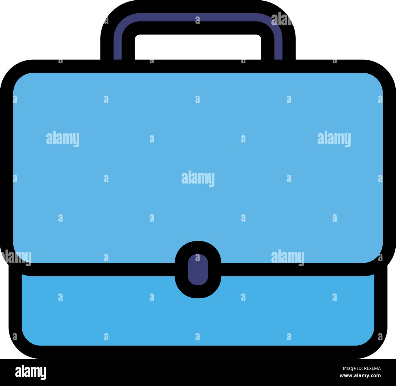 business portfolio icon over white background, vector illustration ...