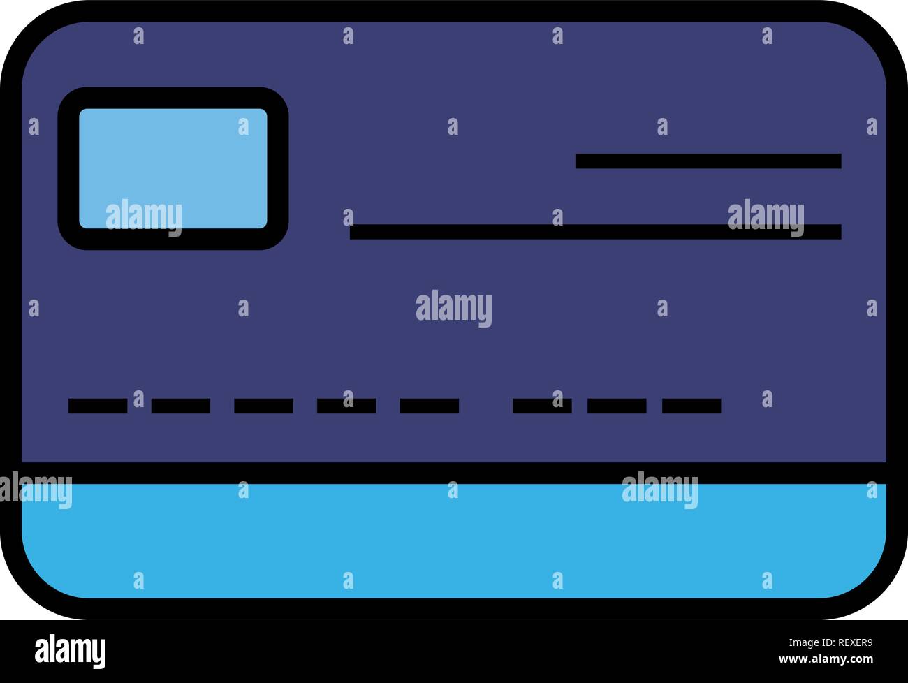 credit card icon over white background, vector illustration Stock ...