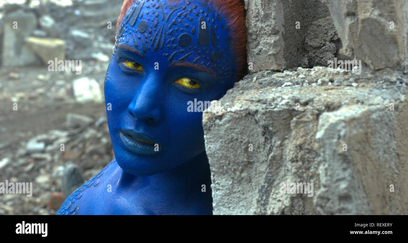 Jennifer Lawrence X Men Film Still High Resolution Stock Photography ...