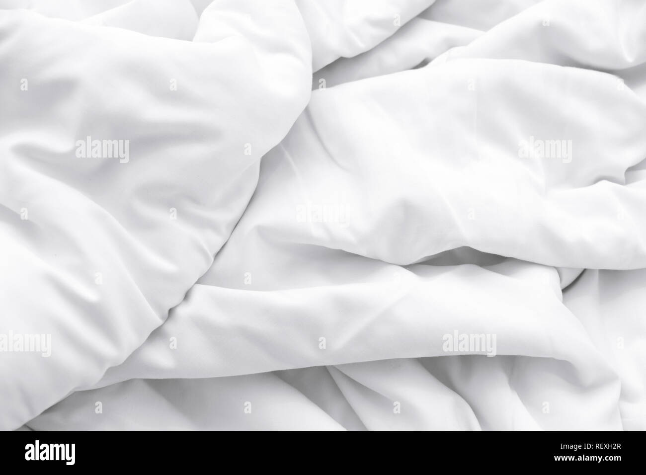 White delicate soft background of fabric or bedding sheet, background Stock Photo - Alamy