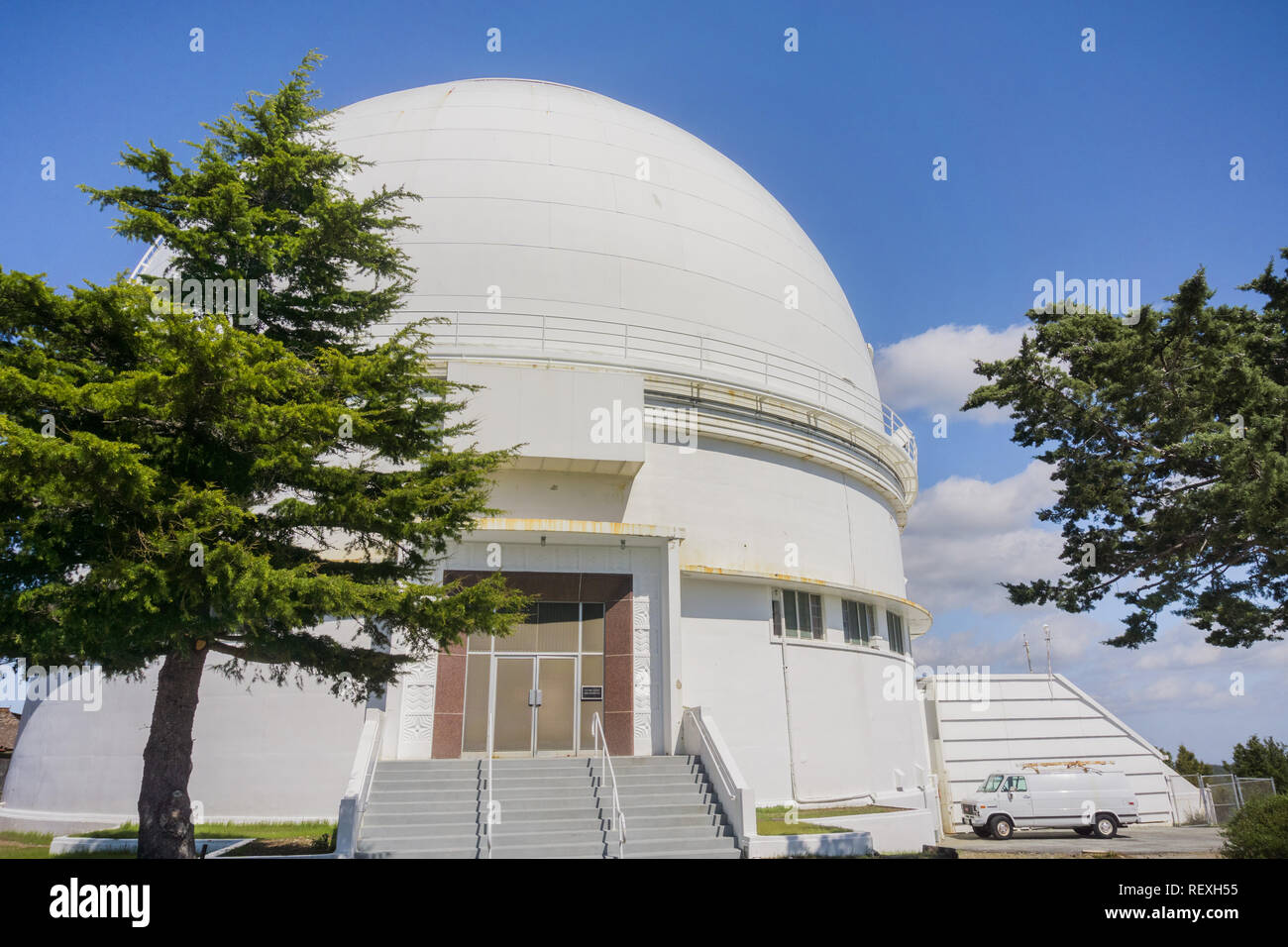May 7, 2017 San Jose/CA/USA - Dome that houses the 120-inch Shane ...