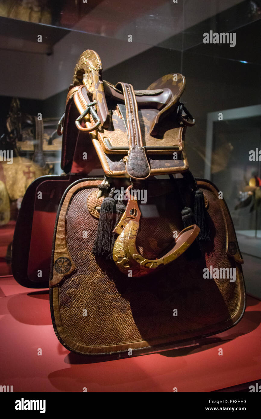 Samurai Saddle 2 Stock Photo - Alamy