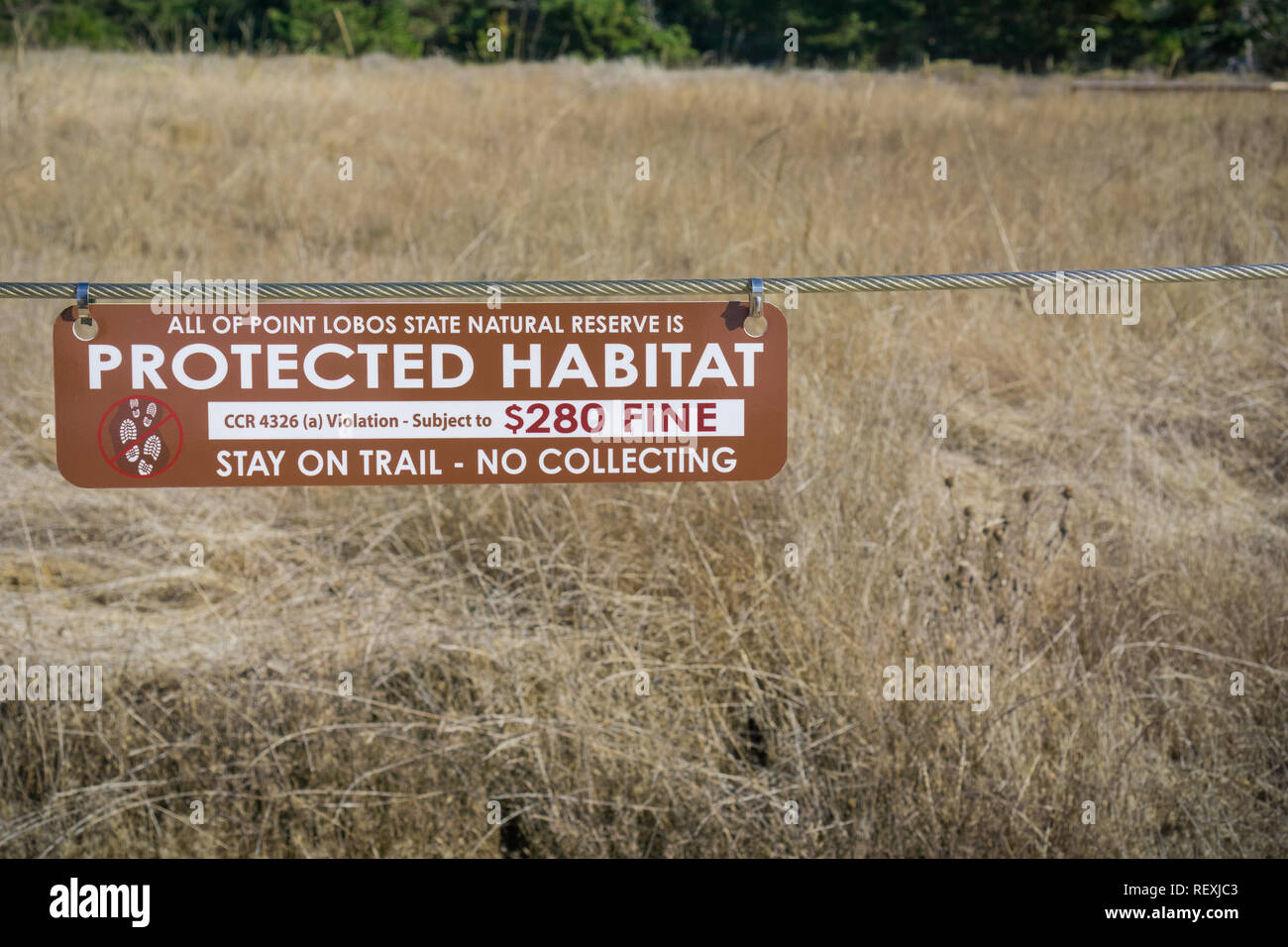 Habitat restoration sign hi-res stock photography and images - Alamy