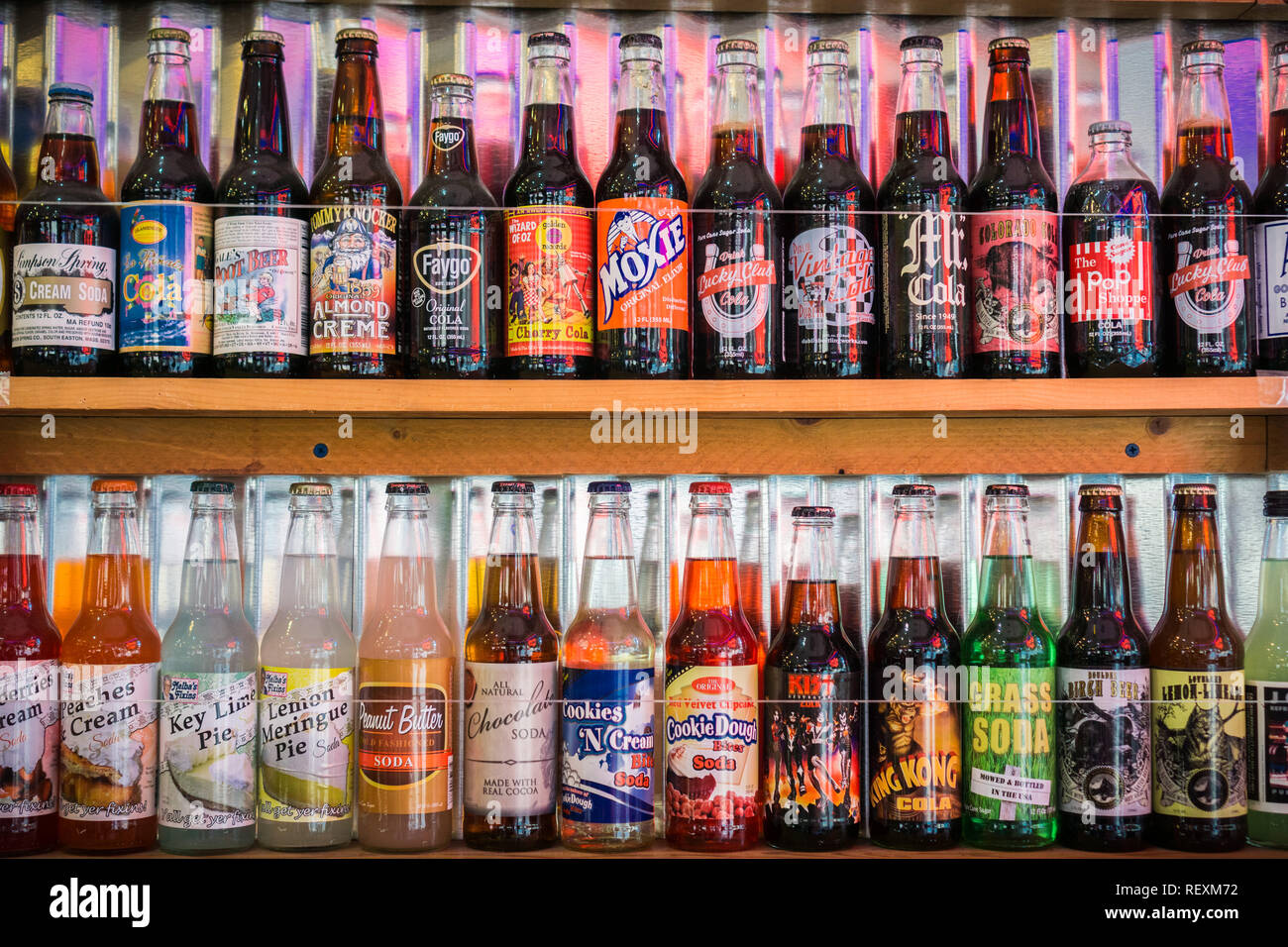 Soda pop display hi-res stock photography and images - Alamy