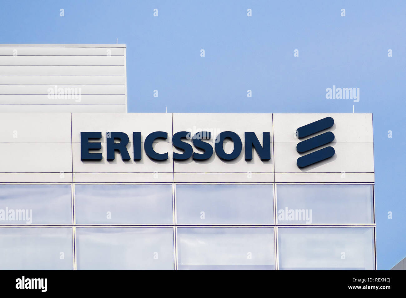 Ericsson logo hi-res stock photography and images - Alamy