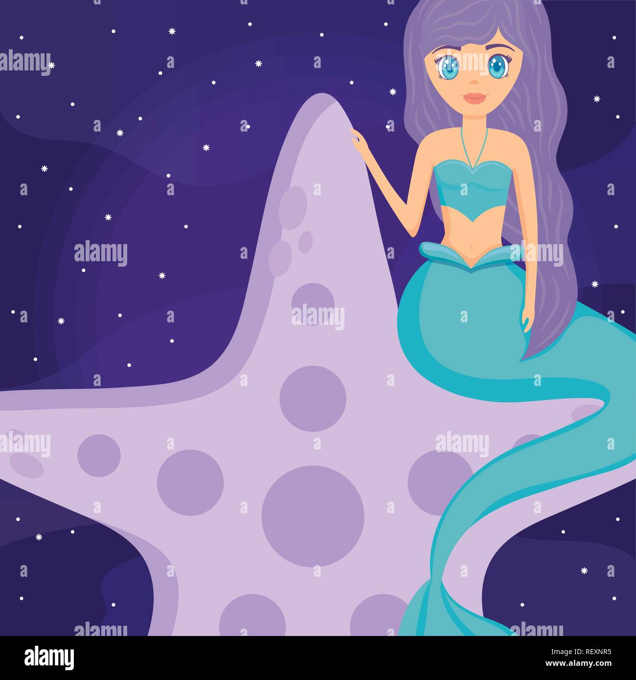 Girl underwater caribbean Stock Vector Images - Alamy