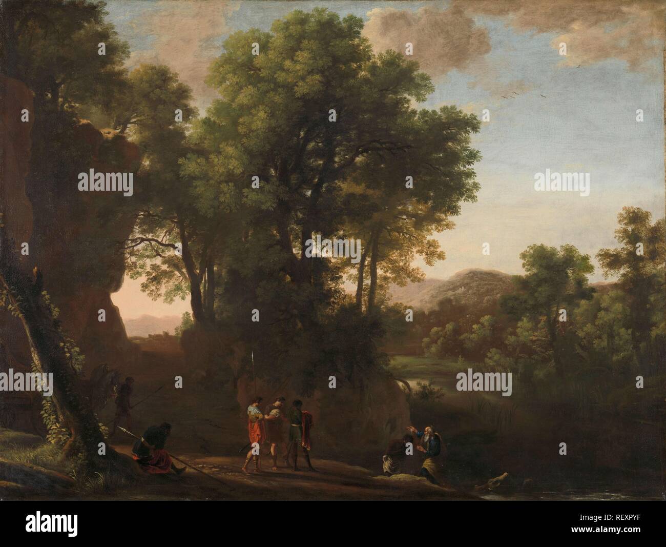 Landscape with the baptism of the eunuch. Dating: 1630 - 1639. Place ...