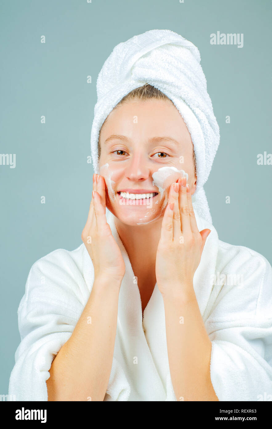 Face Washing Foam High Resolution Stock Photography and Images - Alamy