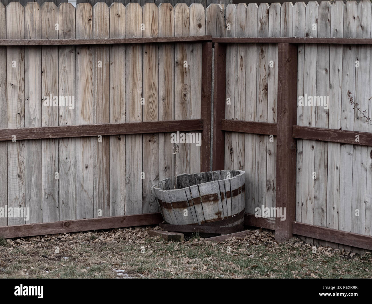 Empty wooden barrel hi-res stock photography and images - Alamy