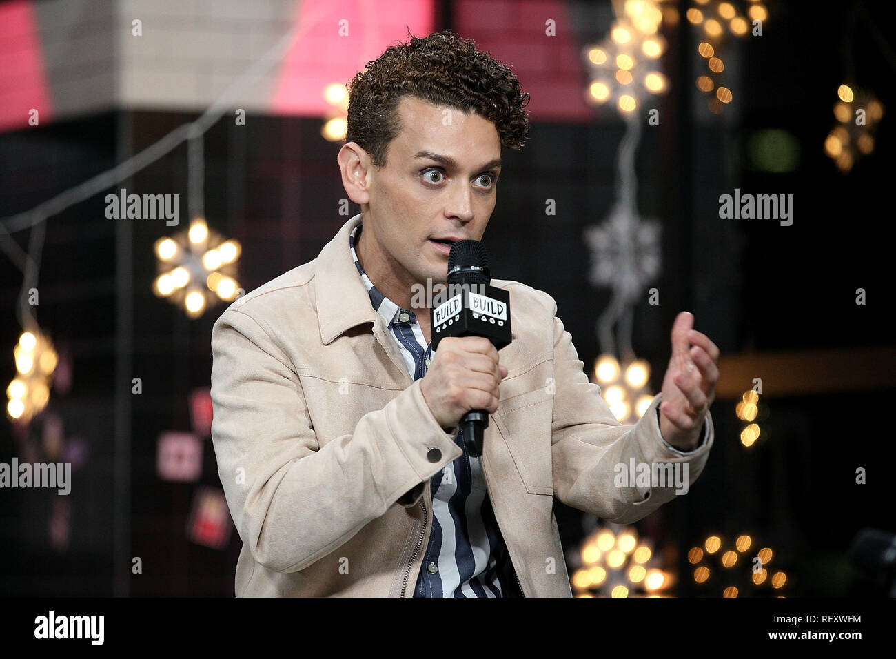 New York, USA. 10 Dec, 2018. Michael Longoria visits The Monday, Dec 10 ...