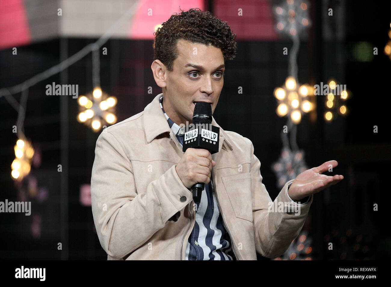 New York, USA. 10 Dec, 2018. Michael Longoria visits The Monday, Dec 10 ...