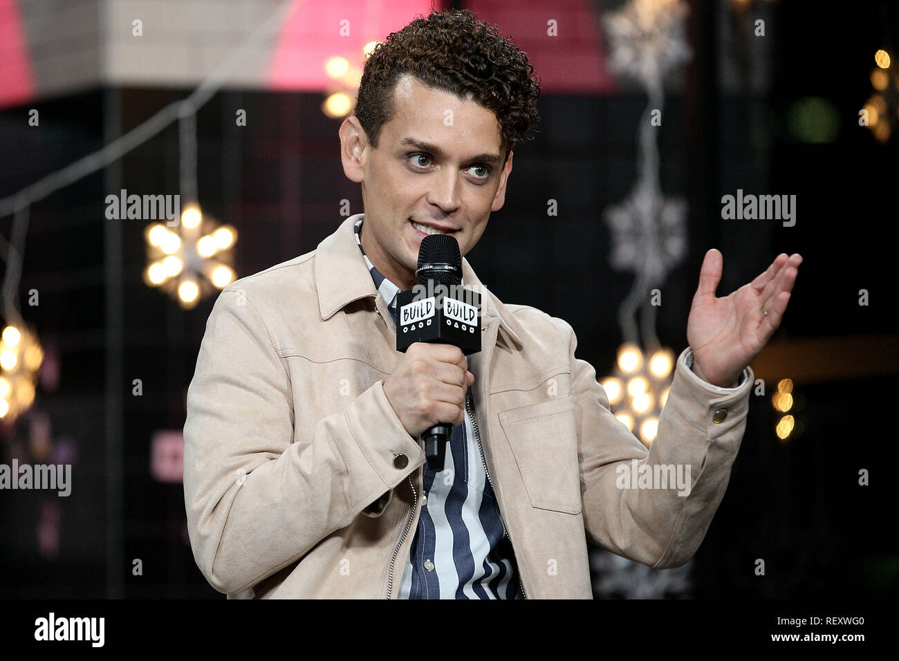 New York, USA. 10 Dec, 2018. Michael Longoria visits The Monday, Dec 10 ...