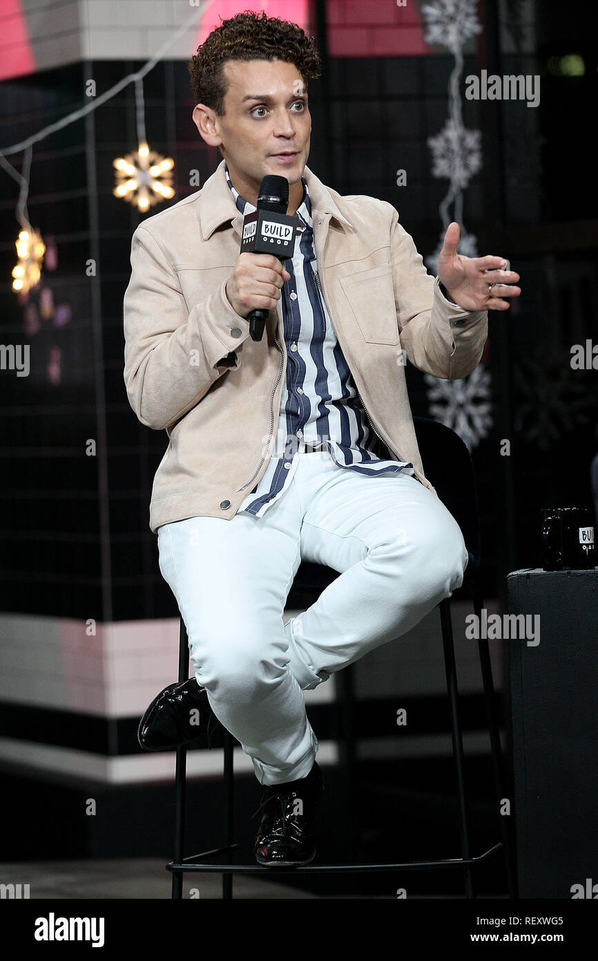 New York, USA. 10 Dec, 2018. Michael Longoria visits The Monday, Dec 10 ...