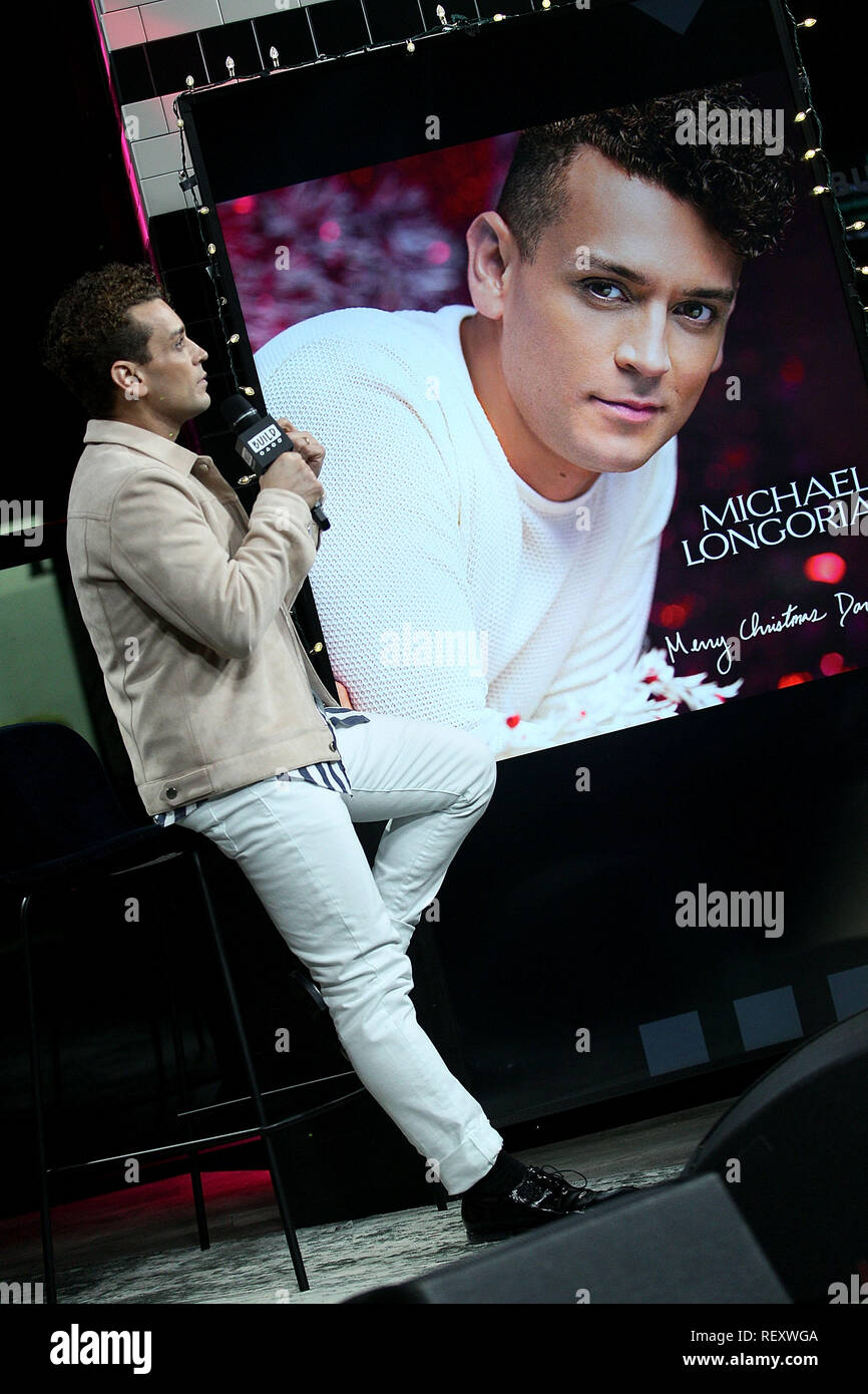 New York, USA. 10 Dec, 2018. Michael Longoria visits The Monday, Dec 10 ...