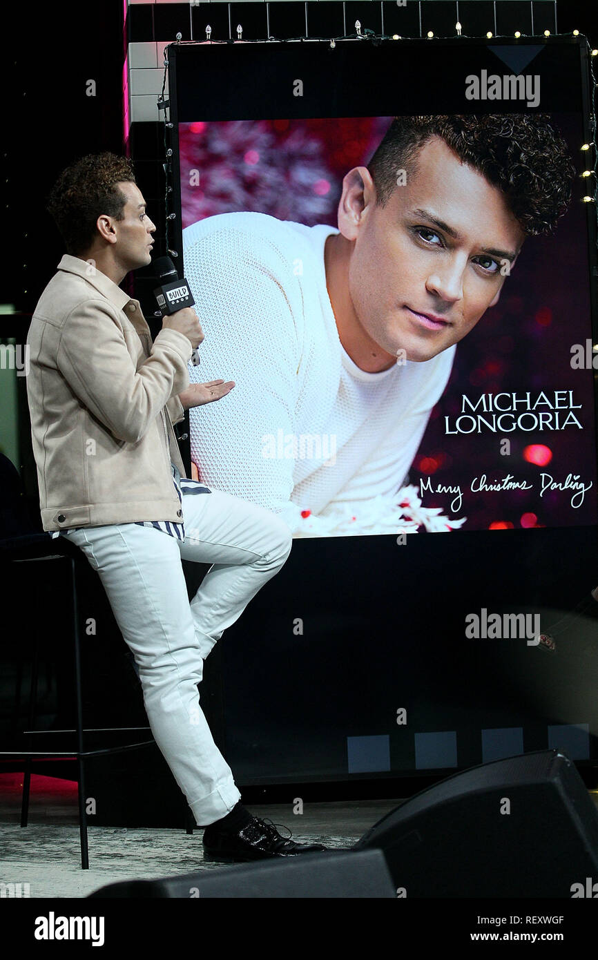 New York, USA. 10 Dec, 2018. Michael Longoria visits The Monday, Dec 10 ...
