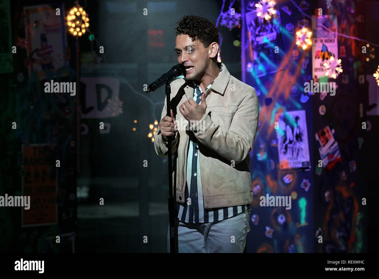 New York, USA. 10 Dec, 2018. Michael Longoria visits The Monday, Dec 10 ...