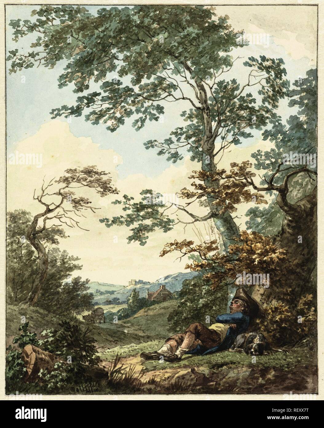 Man sleeping under tree hi-res stock photography and images - Alamy