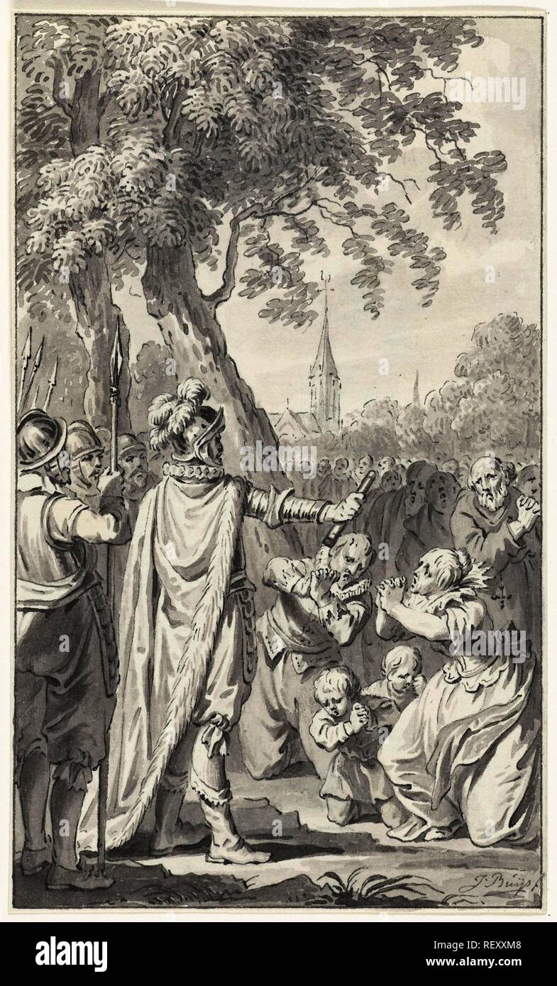 The inhabitants of Zierikzee beg for Charles the Bold, Duke of Burgundy ...