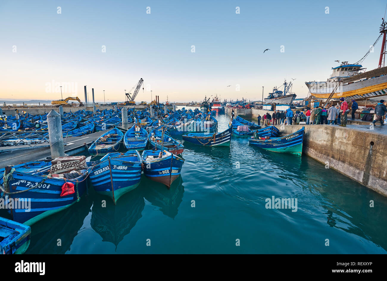 Blue boats hi-res stock photography and images - Alamy