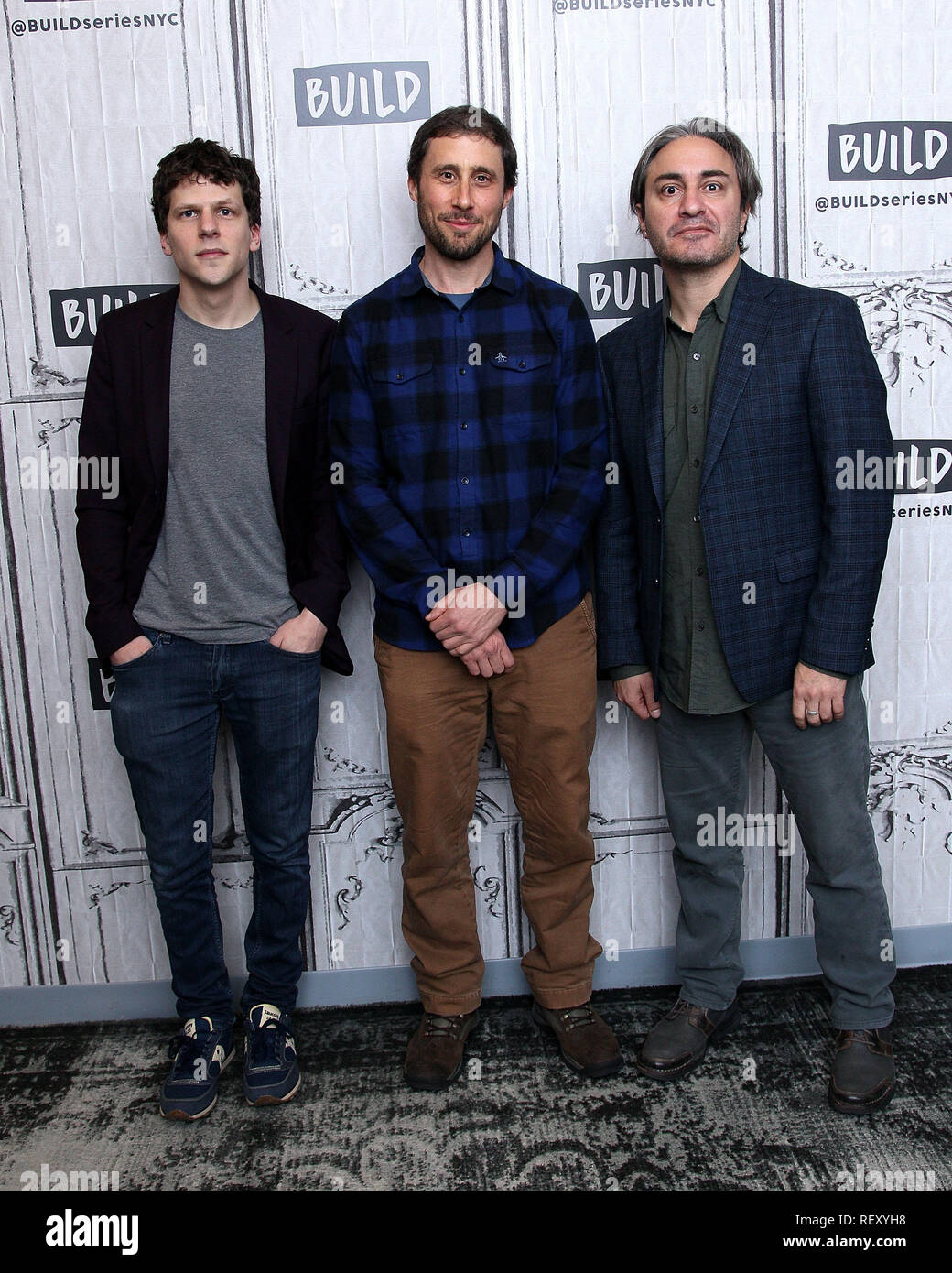 New York, USA. 20 Nov, 2018. Jesse Eisenberg, Matt Green, Jeremy ...