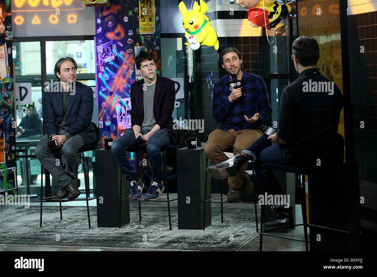 New York, USA. 20 Nov, 2018. Jeremy Workman, Jesse Eisenberg, Matt ...