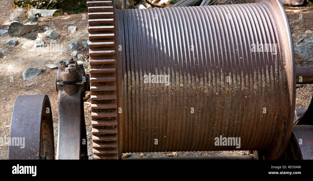 Mine winch hi-res stock photography and images - Alamy