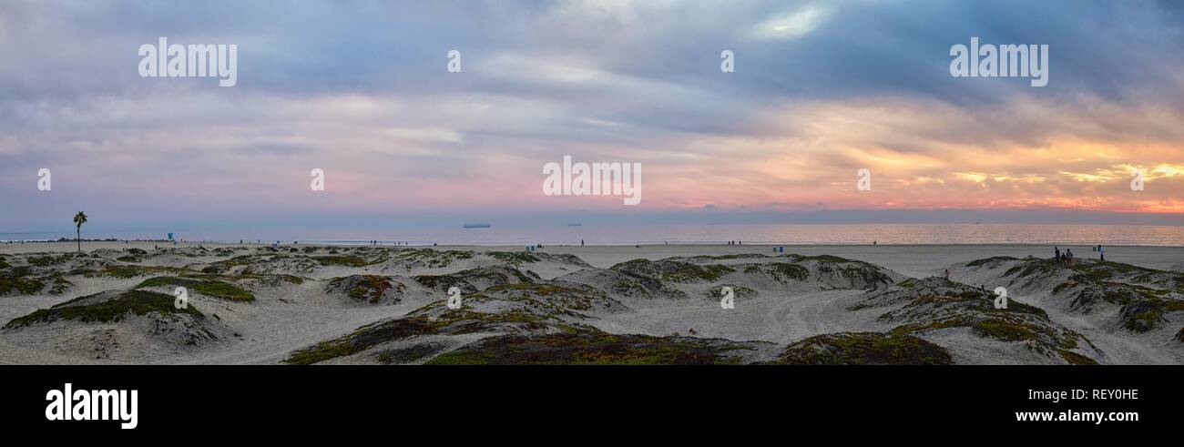 Coronado Beach in San Diego by the Historic Hotel del Coronado, at ...