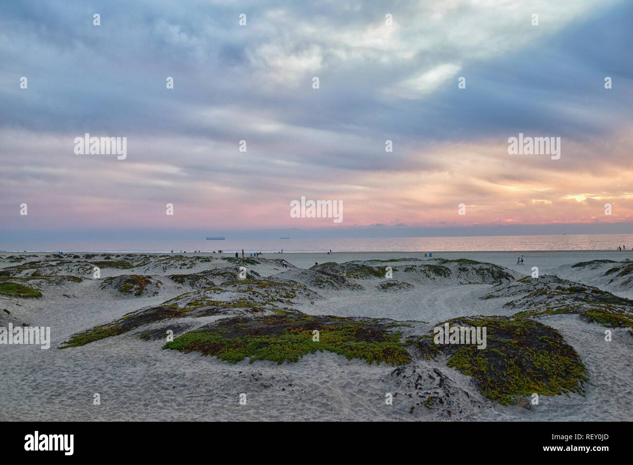 Coronado Beach in San Diego by the Historic Hotel del Coronado, at ...