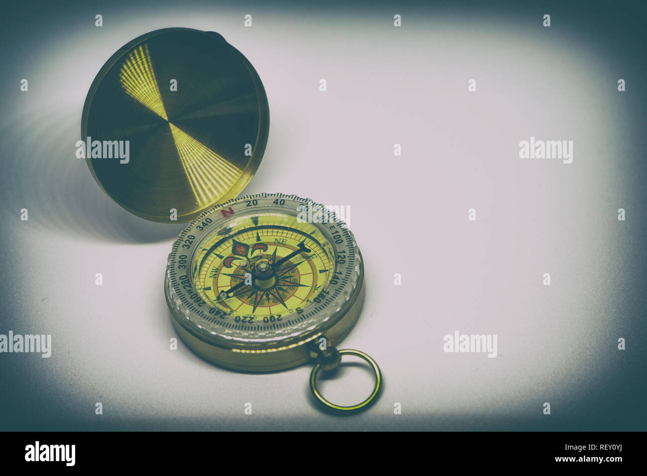 Antique compass pole hi-res stock photography and images - Alamy