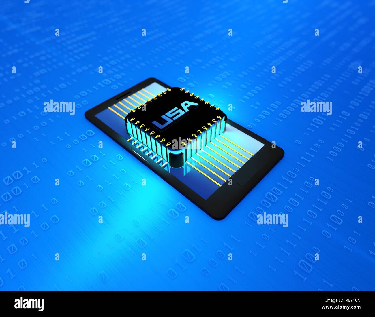 Human digital technology, US chip core, network data transmission ...