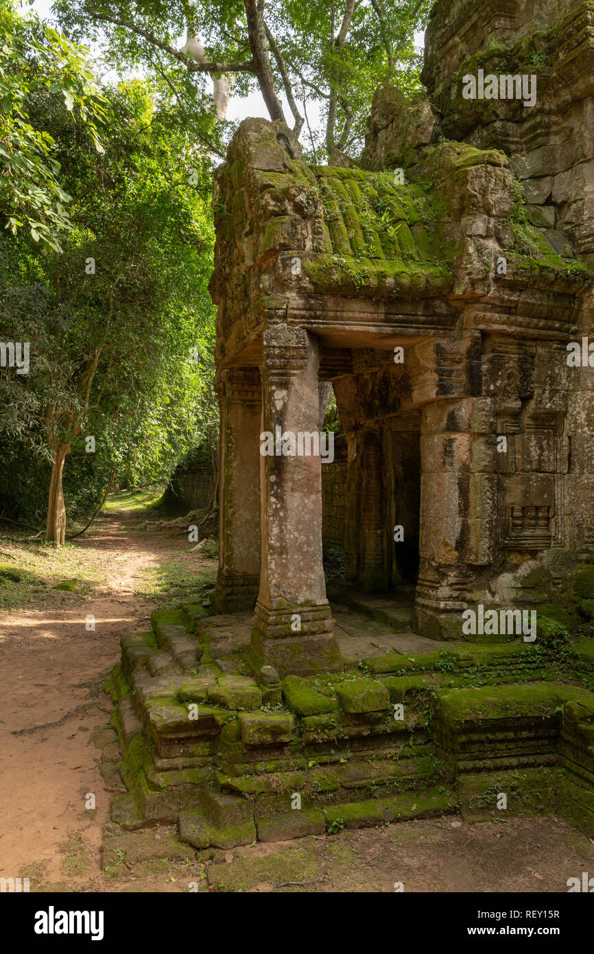 Ancient temple moss covered ruins hi-res stock photography and images ...