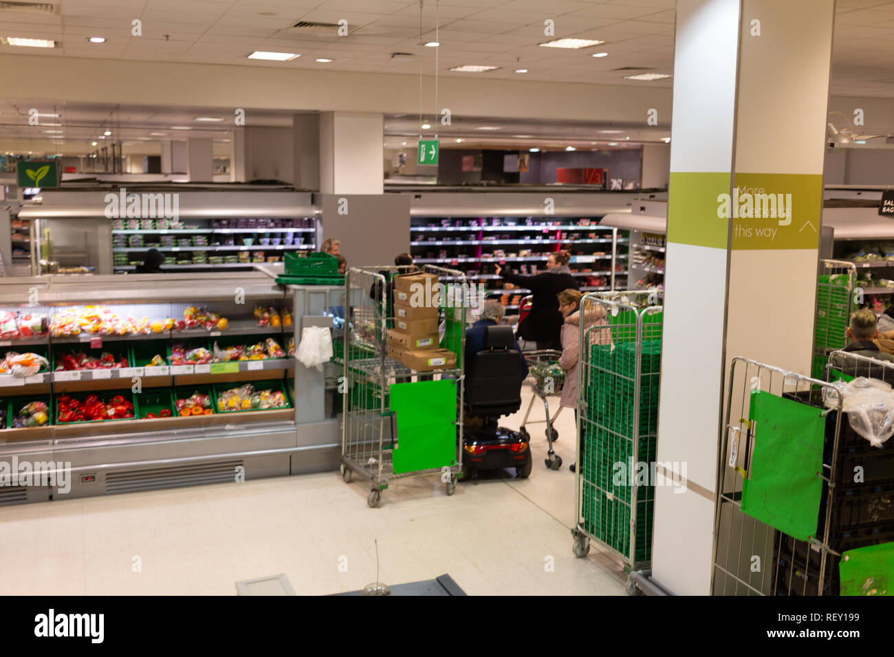 Waitrose Canary Wharf, London Stock Photo - Alamy