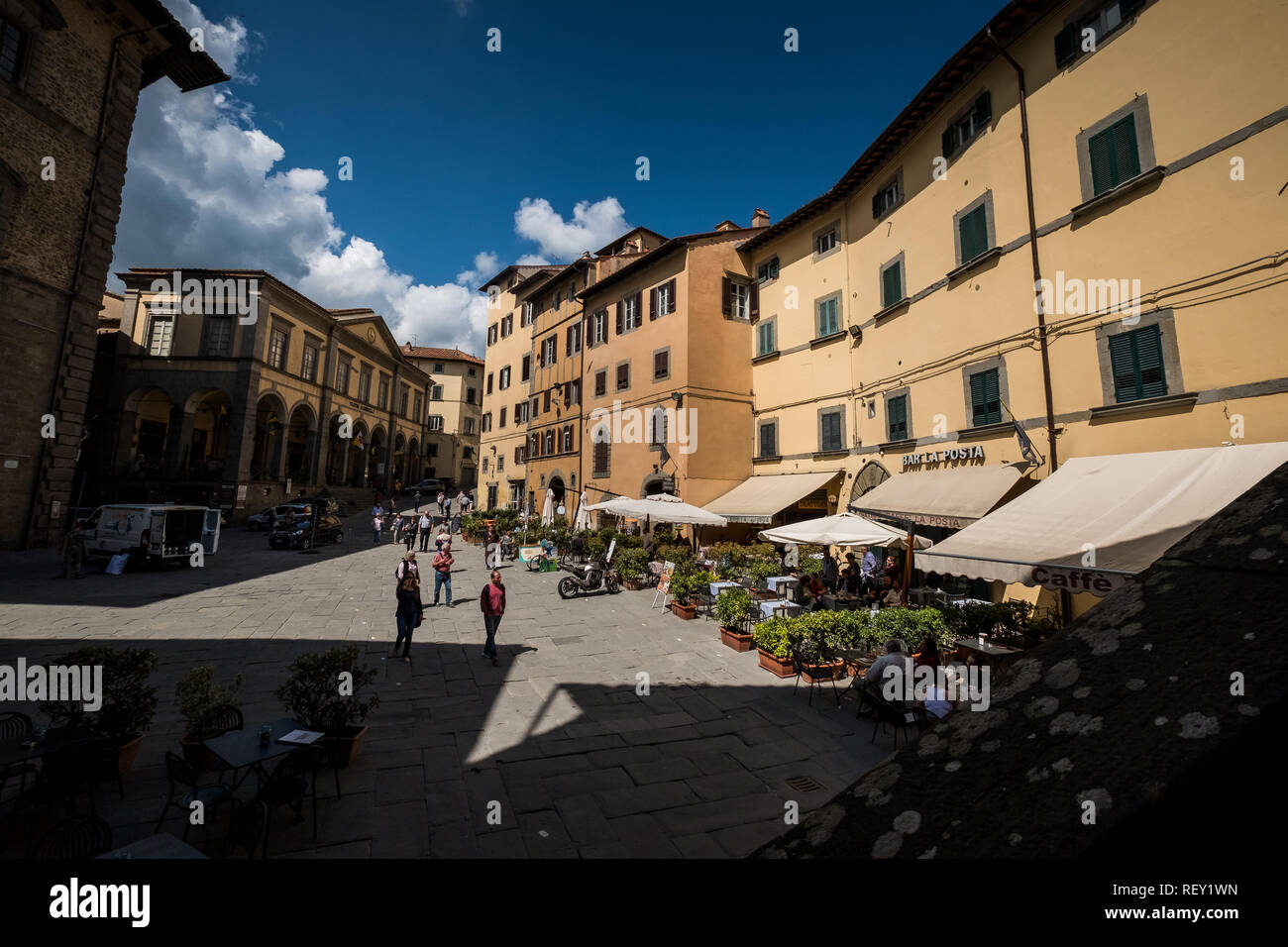 Cortona italy town center hi-res stock photography and images - Alamy