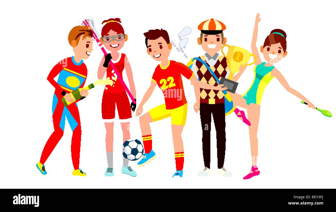 Sportspeople Cartoon