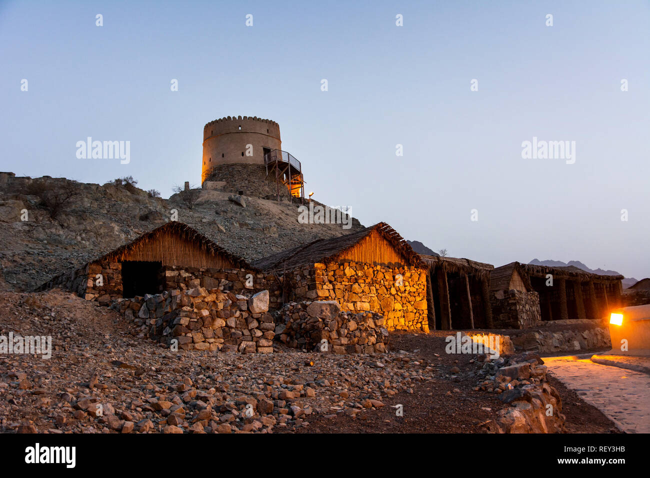 Dubai hatta fort hi-res stock photography and images - Alamy