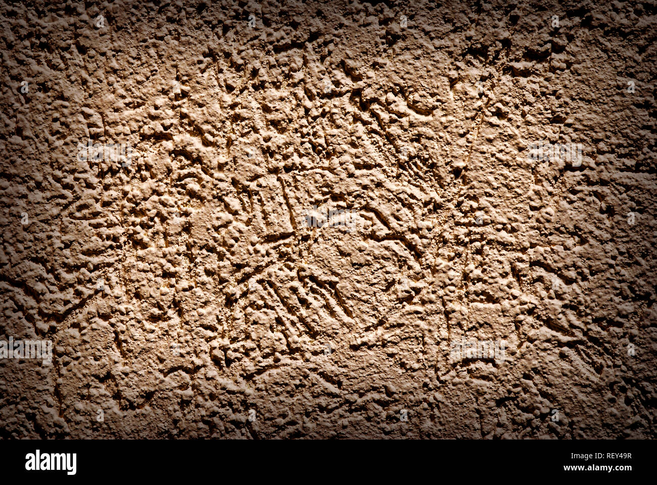 Grunge texture, rough ragged dark background, brown plaster stucco wall ...