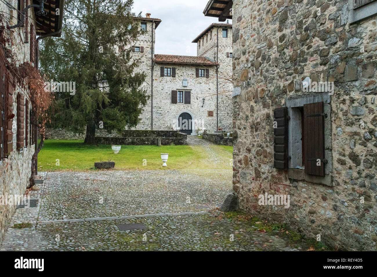 Udine castle flag hi-res stock photography and images - Alamy