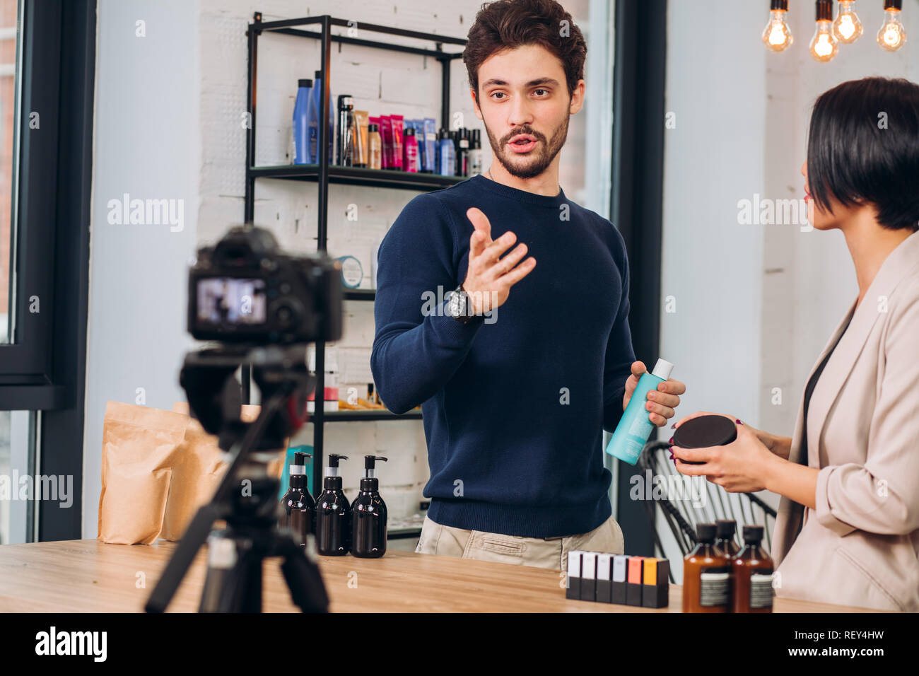 are you ready to buy our cosmetics. Come her. welcome to our store ...