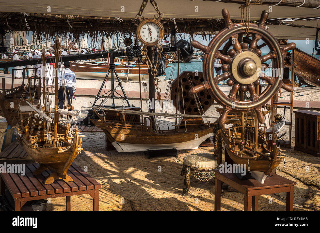Dhow festival doha hi-res stock photography and images - Alamy