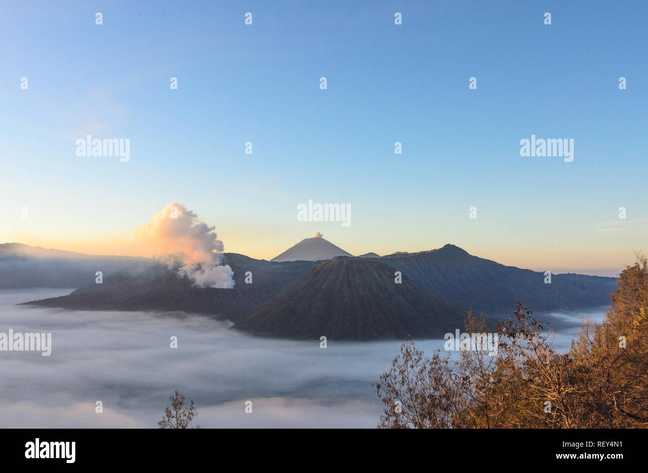 Sunrise at Bromo Tengger Semeru National Park, East Java, Indonesia ...