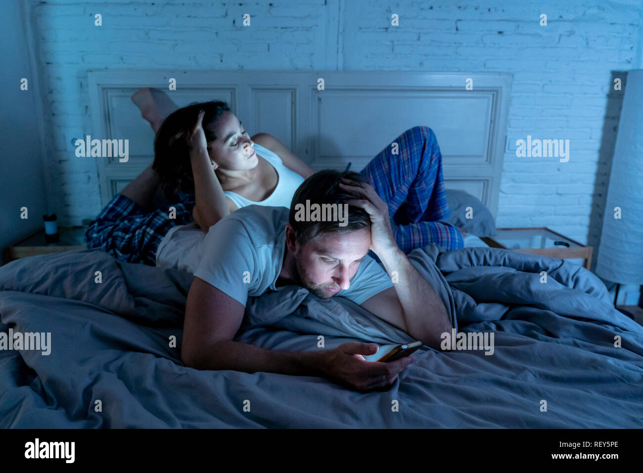 Man Ignoring Wife High Resolution Stock Photography and Images - Alamy