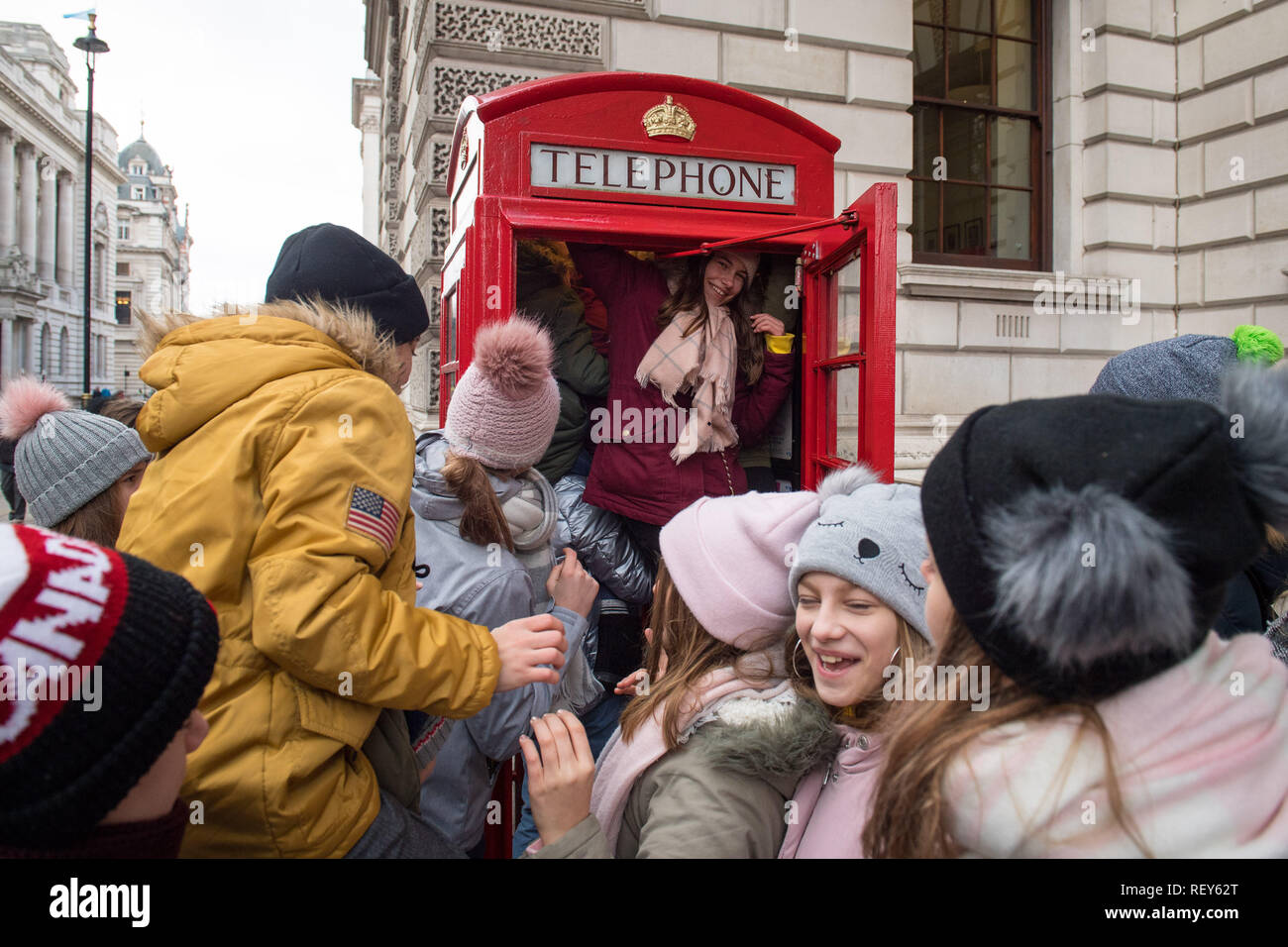 A group of Polish tourists have fun by trying to see how many of them ...
